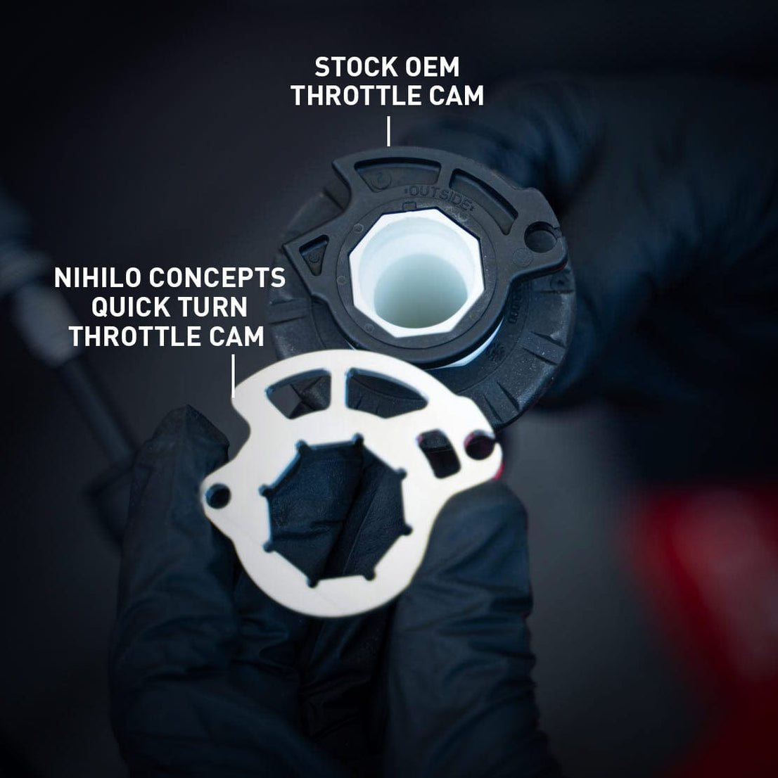 Nihilo Concepts Quick Turn Throttle Cam - KTM/Husqvarna/GASGAS 50, 65,